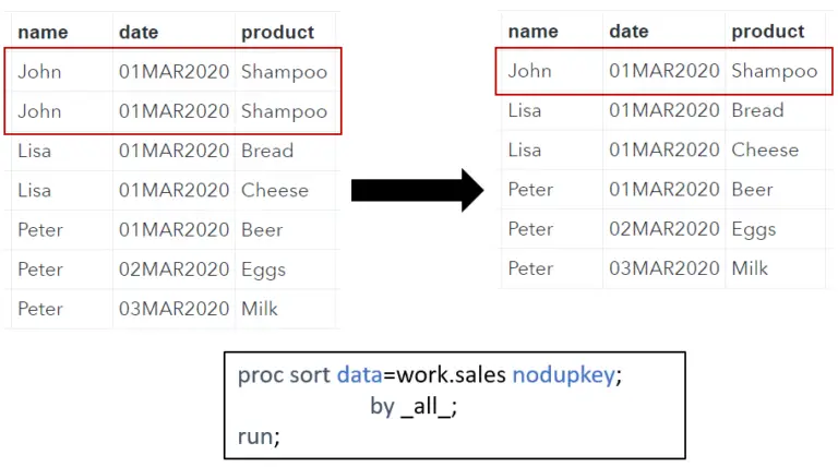 3 Easy Ways to Find & Remove Duplicates in SAS - SAS Example Code