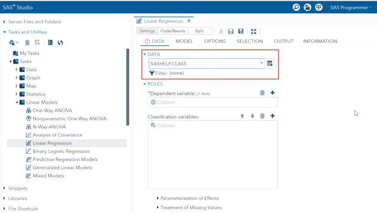 3 Ways To Run A Simple Linear Regression In Sas Examples