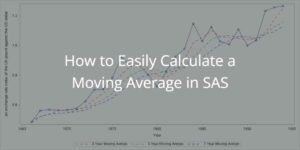 How to Easily Calculate a Moving Average in SAS - SAS Example Code